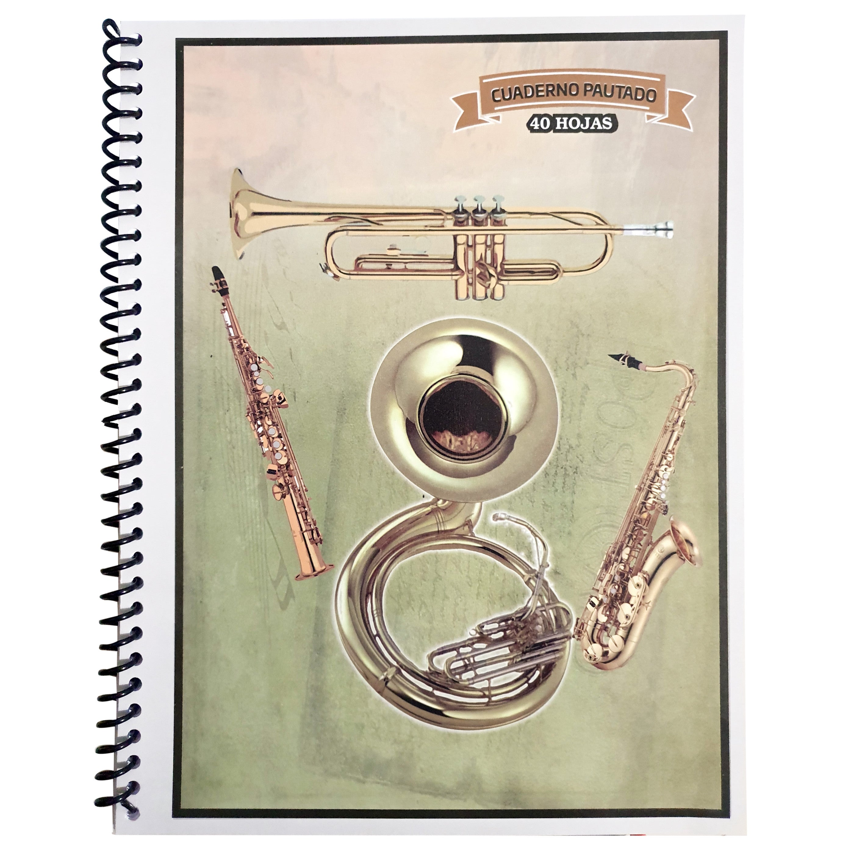 Cuaderno Pautado Diseño Musical 40 Hojas – Musicales Doris
