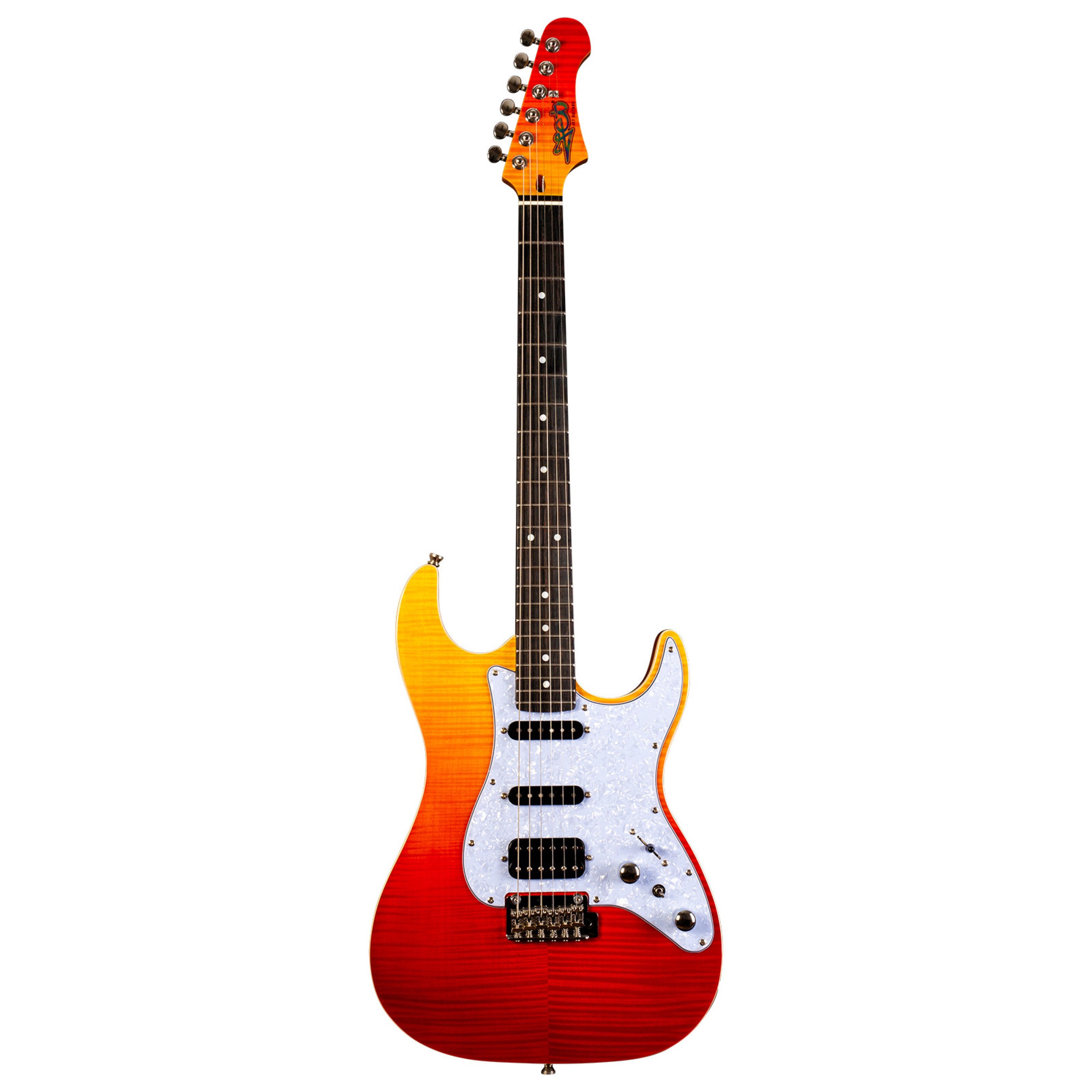 Guitarra Electrica Jet Guitars Js600 Rojo Transparente – Musicales Doris