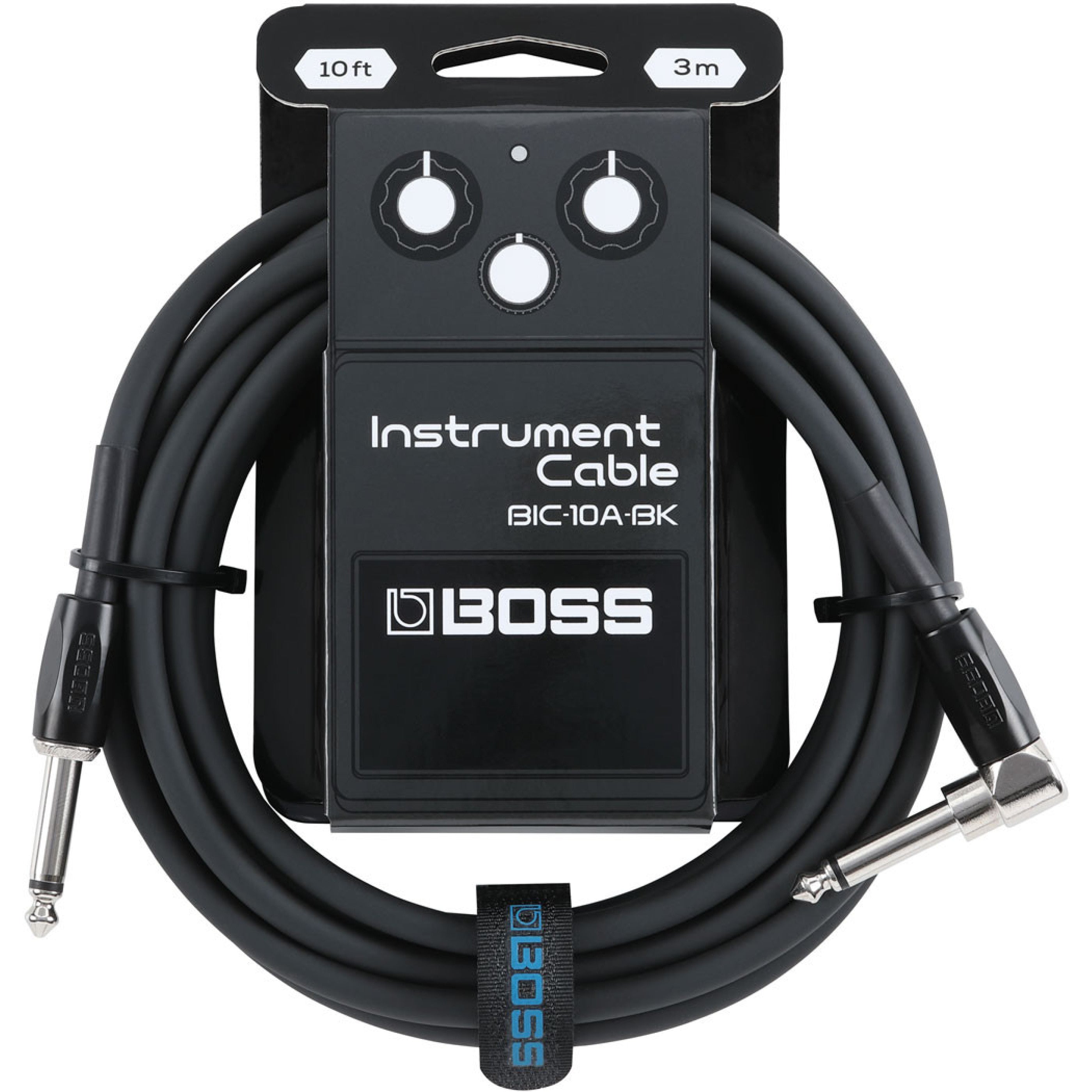 Cable Boss Plug A Plug 'L' 10ft/3m BIC-10A-BK – Musicales Doris