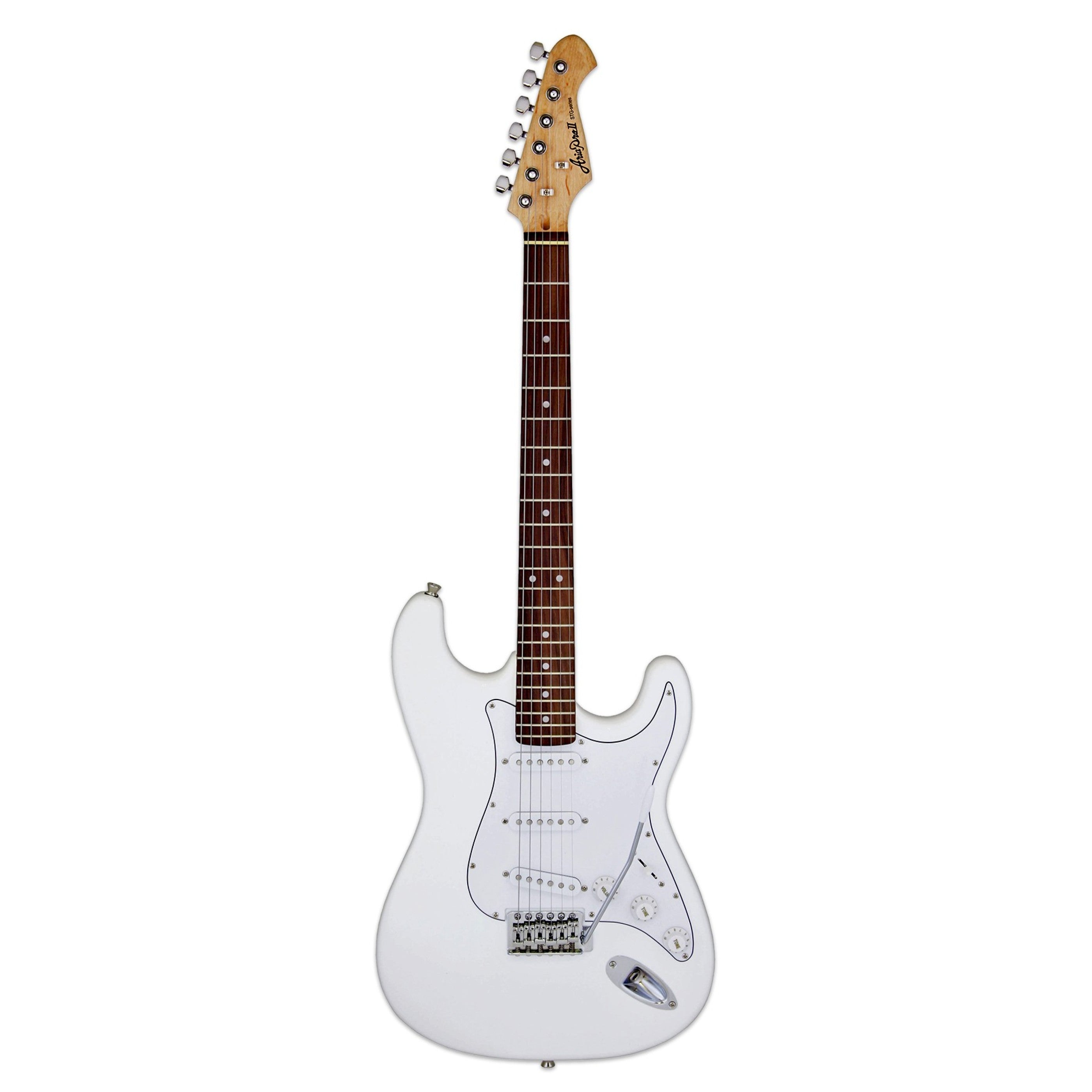 Guitarra Electrica Aria STG-003 Blanco – Musicales Doris