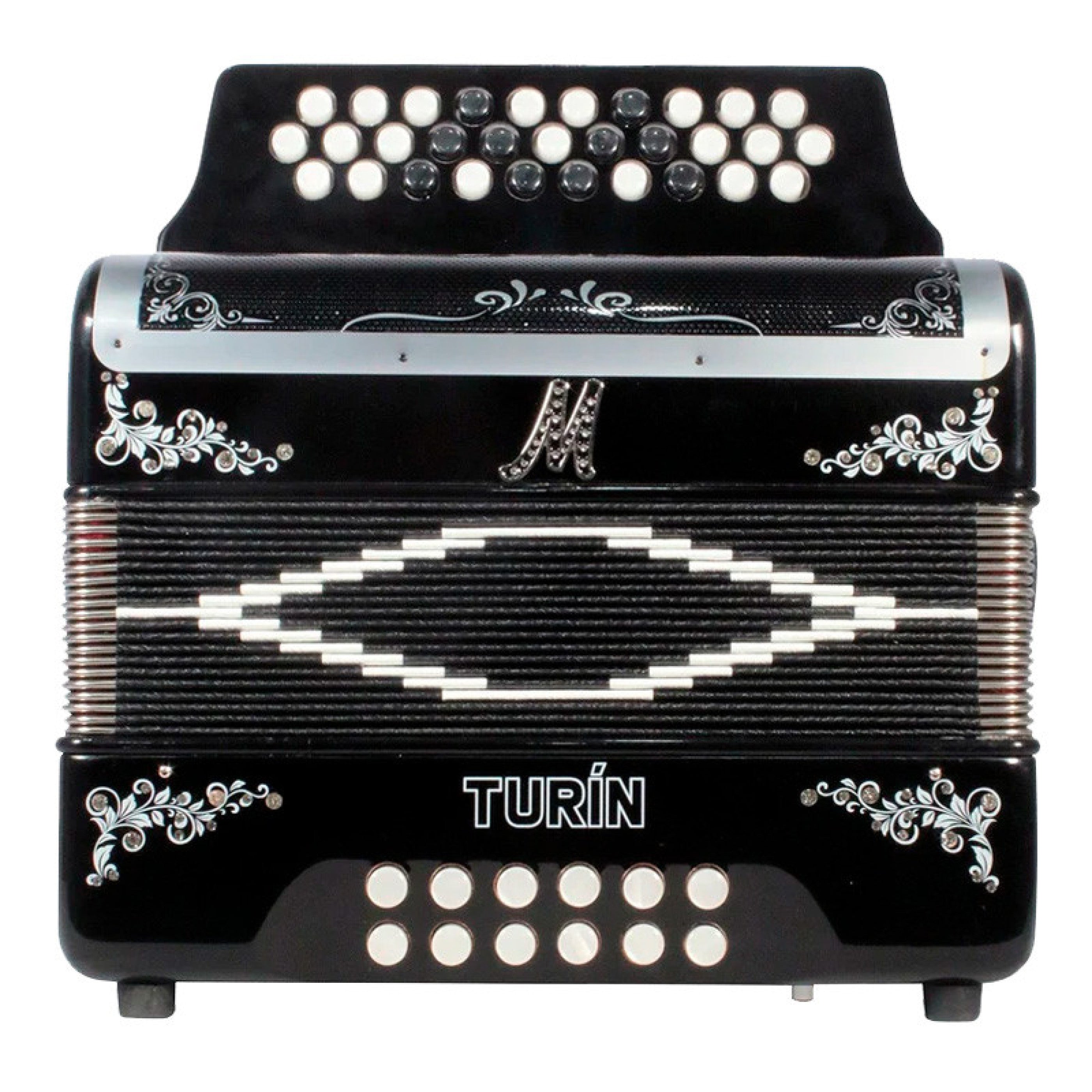 Acordeon Moretti 31 Botones Fa 12 Bajos Negro Turin Fbbeb – Musicales Doris