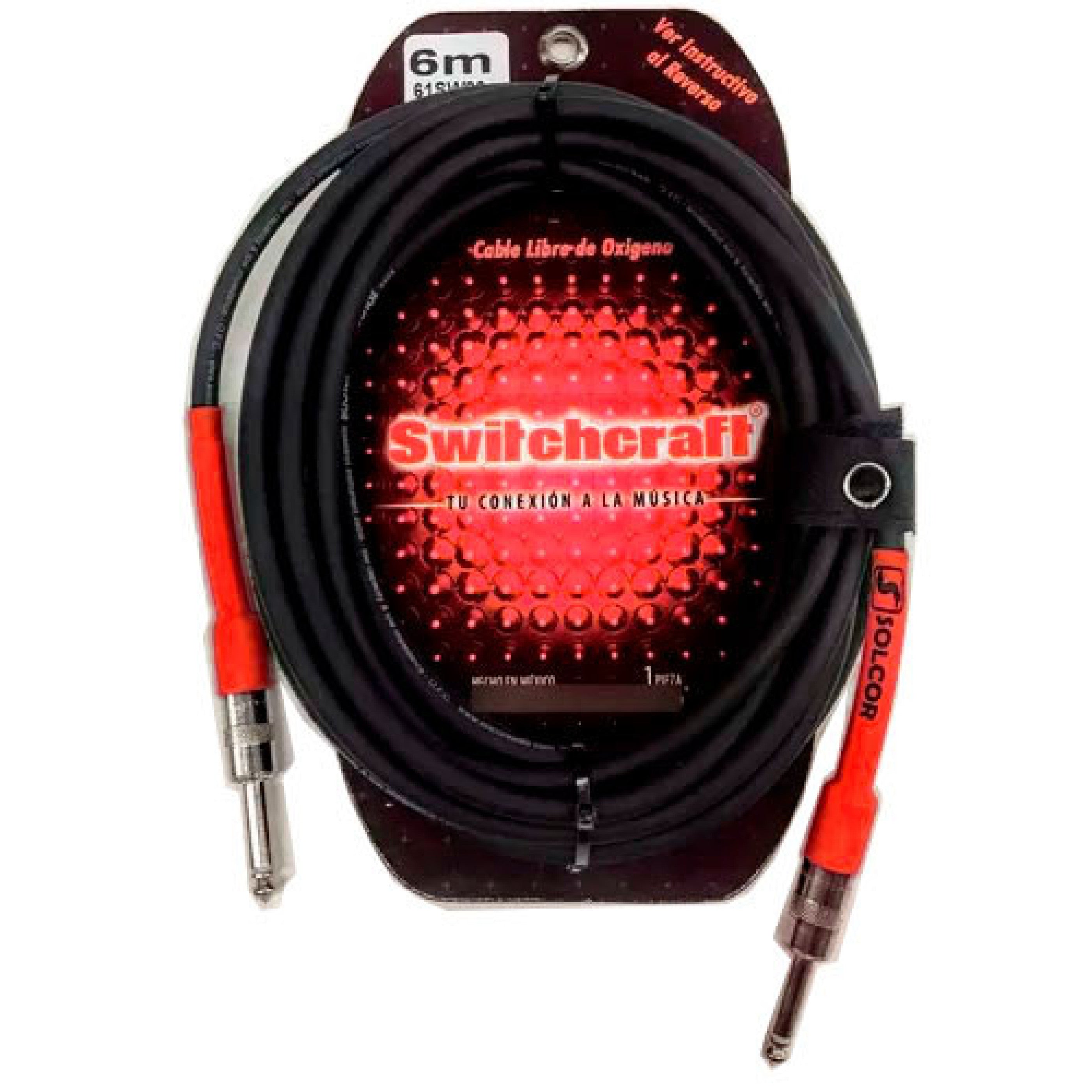 Cable Switchcraft Plug A Plug 6 Mts 61SW06 – Musicales Doris