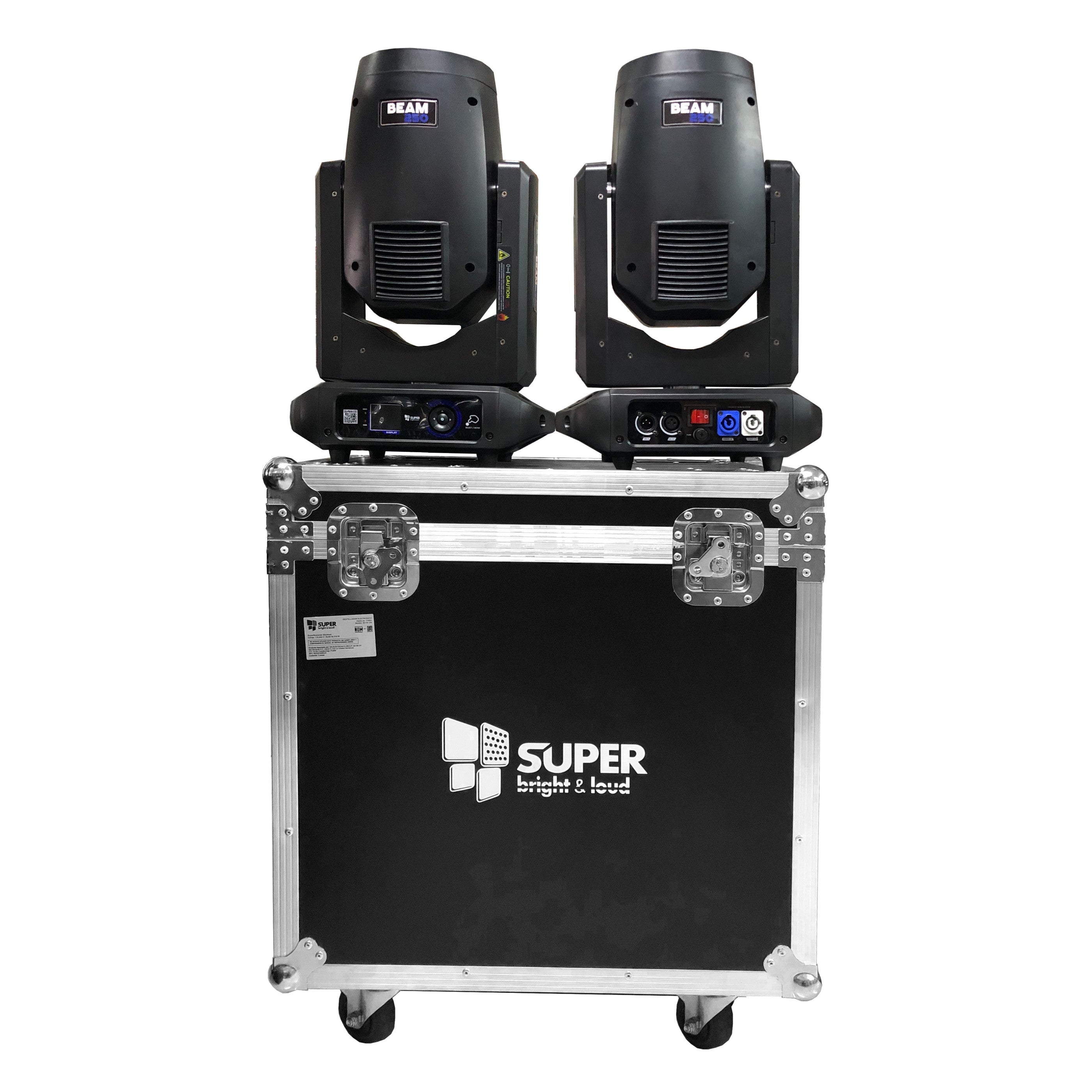 Cabeza Movil Superbright Beam 250 Prisma Doble Con Case 2 Piezas 250w ...