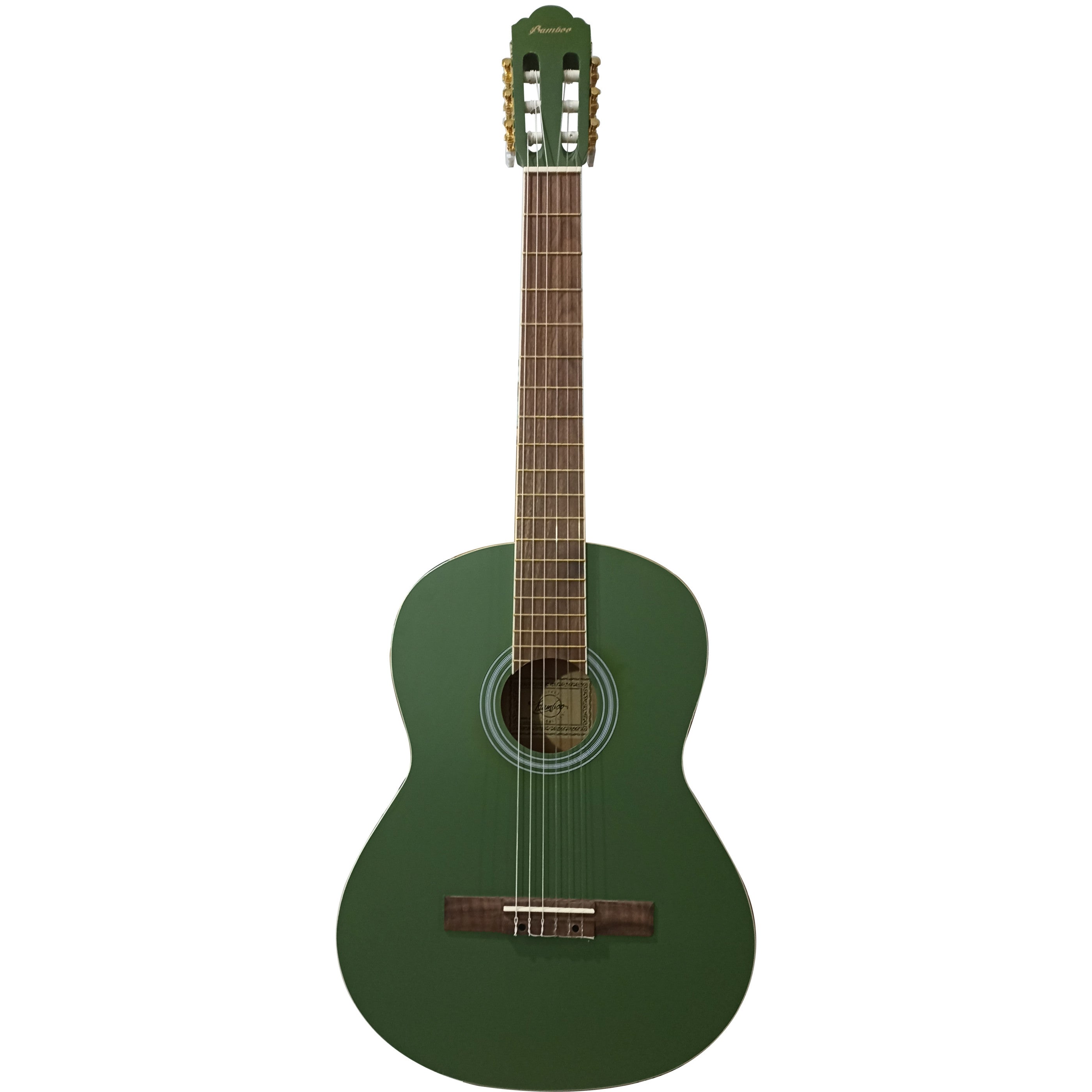 Guitarra Clasica Bamboo Gc-39-green Verde Con Funda – Musicales Doris