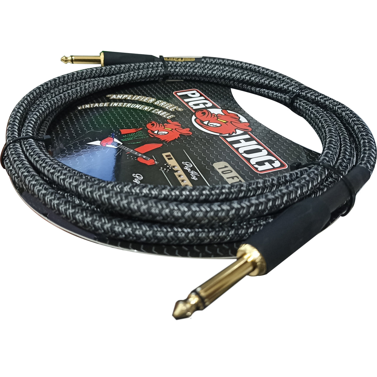 Cable Pig Hog Pch10ag Para Instrumento Plug A Plug 3.05 Metros Amplifi ...