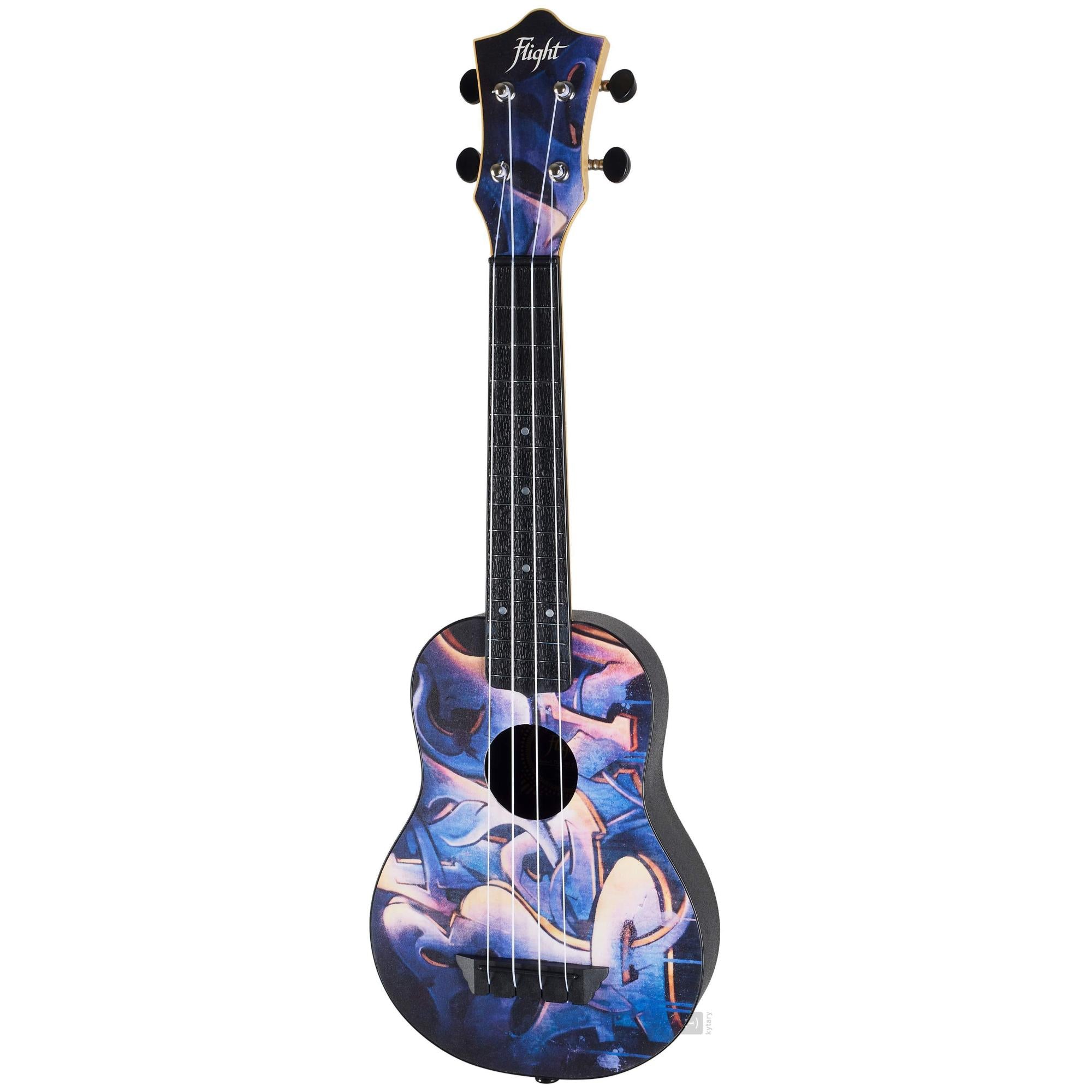 Ukulele Flight Tus40 Graffiti Soprano Con Funda – Musicales Doris